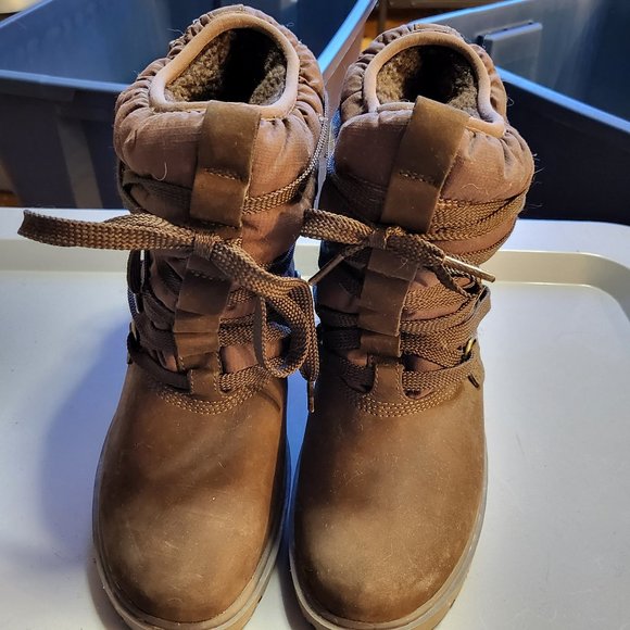 Timberland | Shoes | Timberland 65 Original Brown Nubuck Leather Sherpa ...